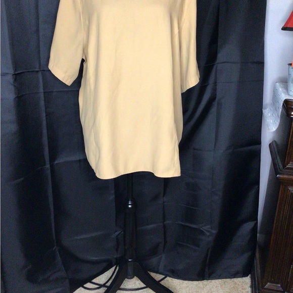 Tops | 598 Caramel Silky Blouse | Poshmark